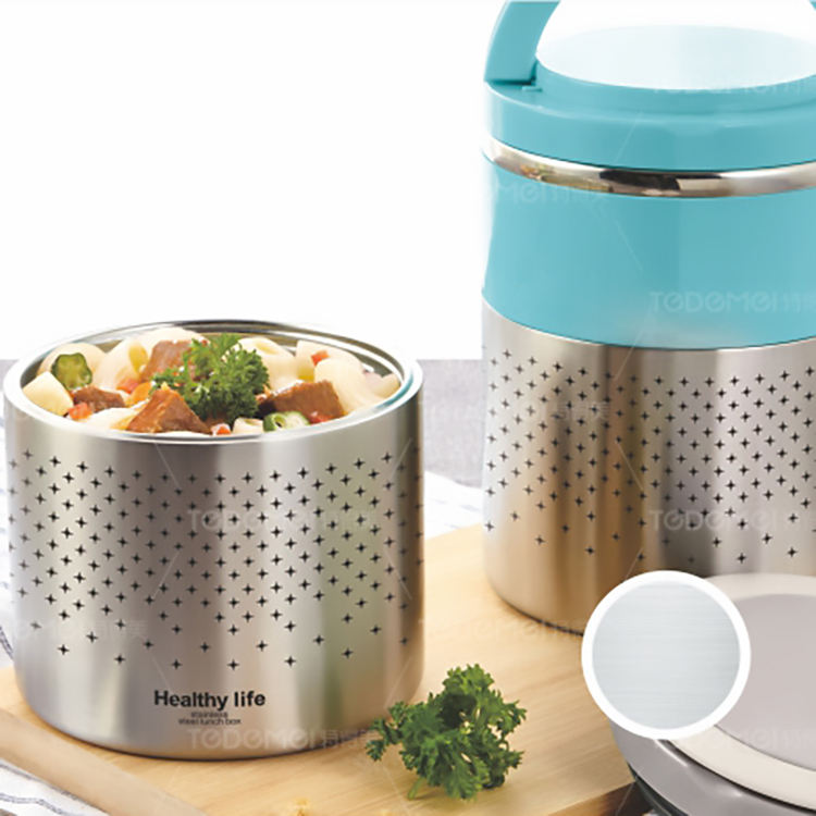 Homio Tedemei persistent bento lunch box 2 layers portable sealing lea ...