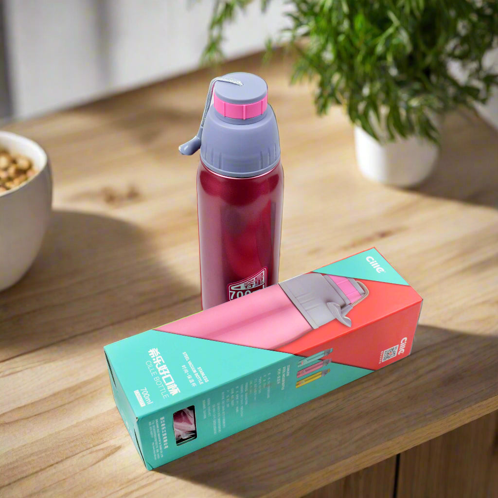 Cille Stainless steel 304 portable vaccum flask 700ml – Zahra Homewares ...